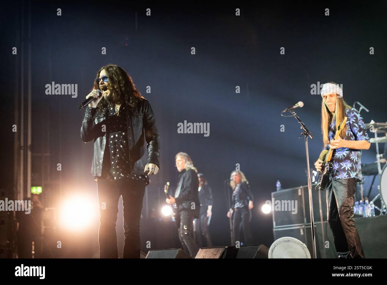 Oslo, Norway. 16th, February 2025. The Norwegian heavy metal band TNT ...