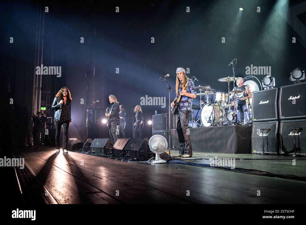 Oslo, Norway. 16th, February 2025. The Norwegian heavy metal band TNT ...