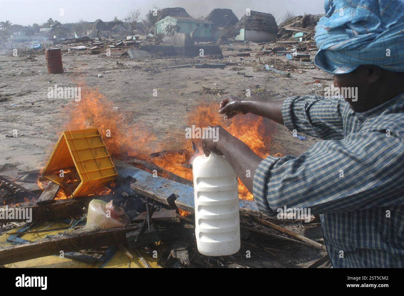 Damage, Natural Disaster Tsunami Earthquake on Sea Floor, Nagapattinum ...