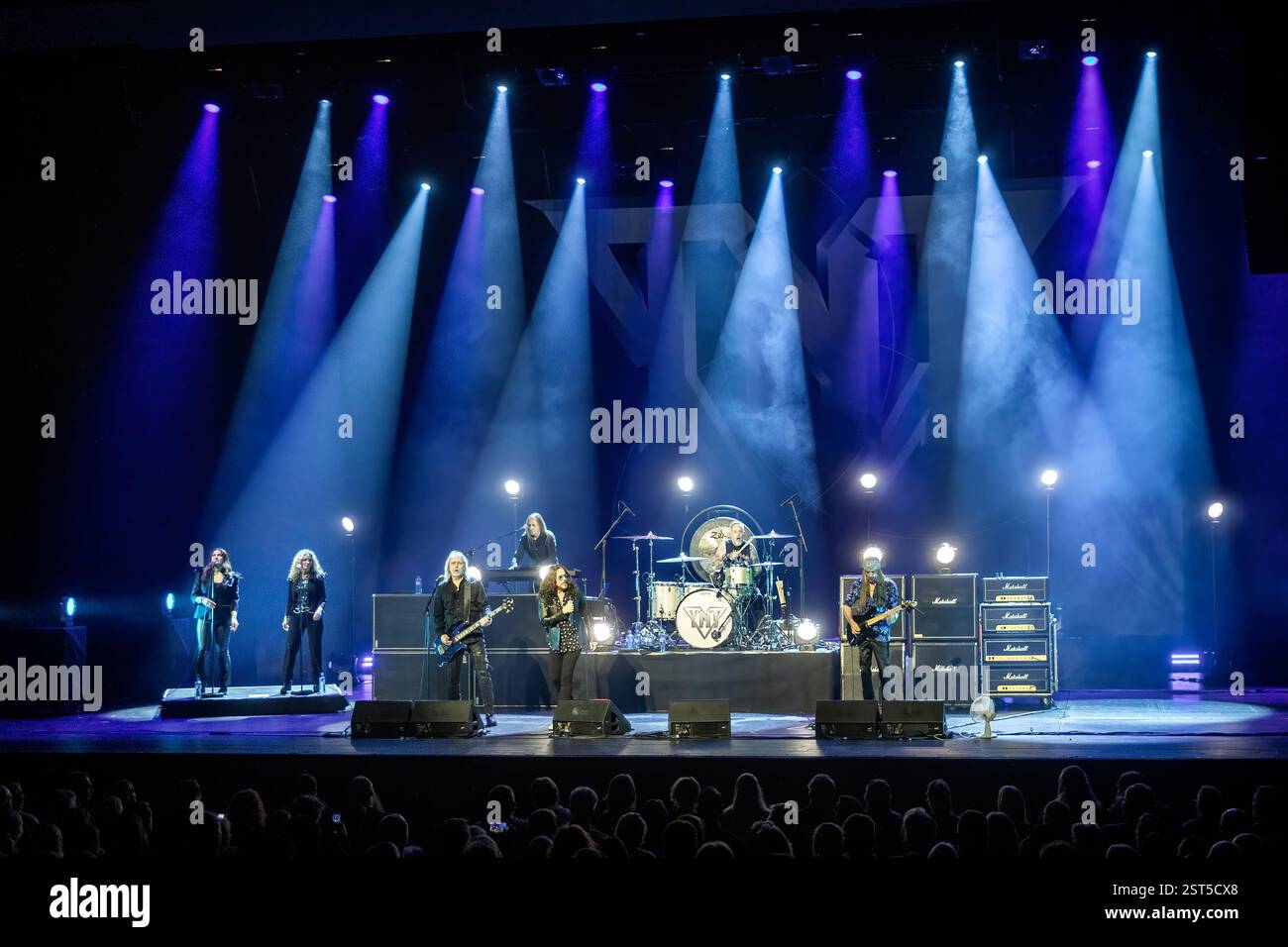 Oslo, Norway. 16th, February 2025. The Norwegian heavy metal band TNT ...