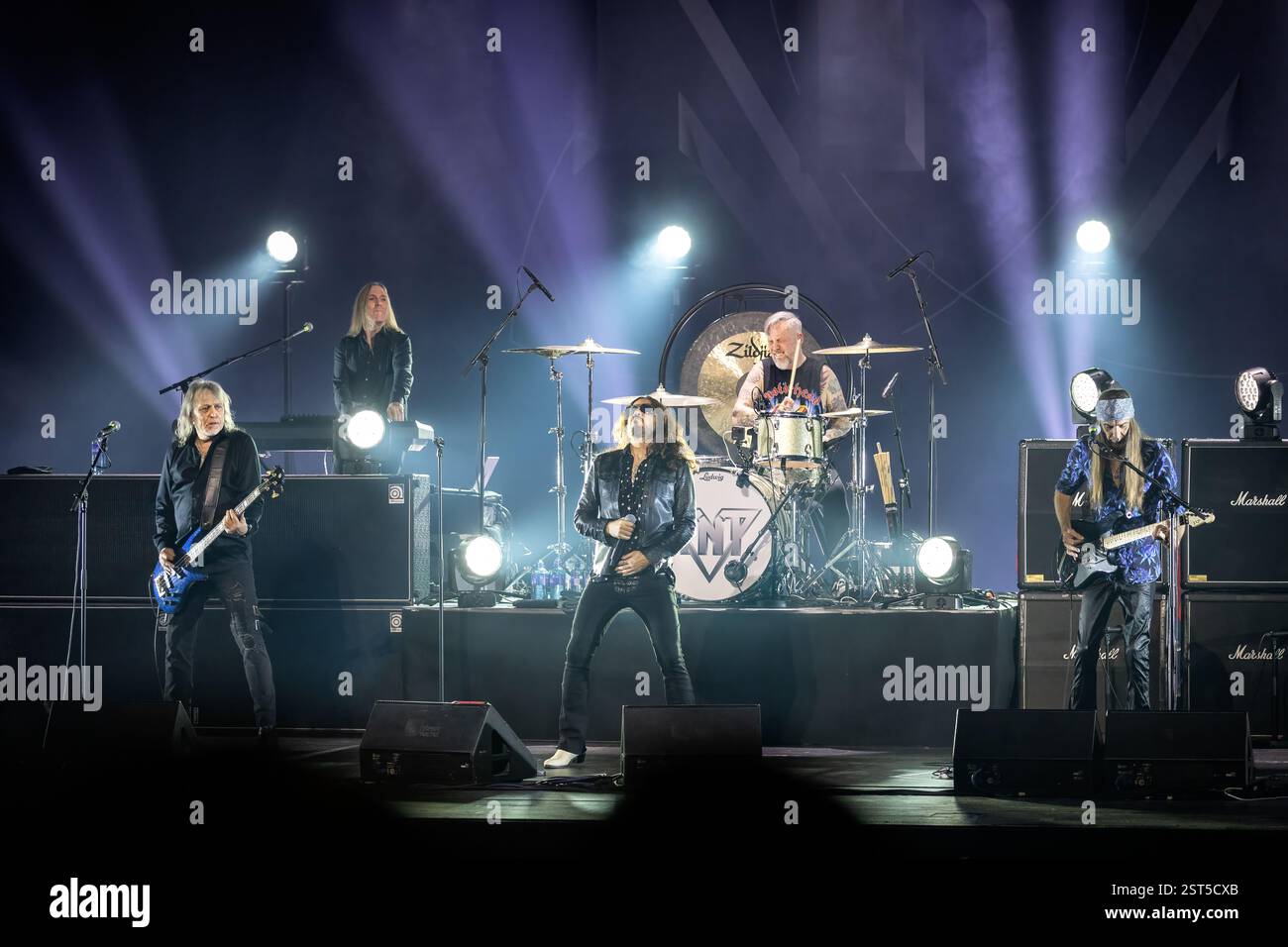 Oslo, Norway. 16th, February 2025. The Norwegian heavy metal band TNT ...