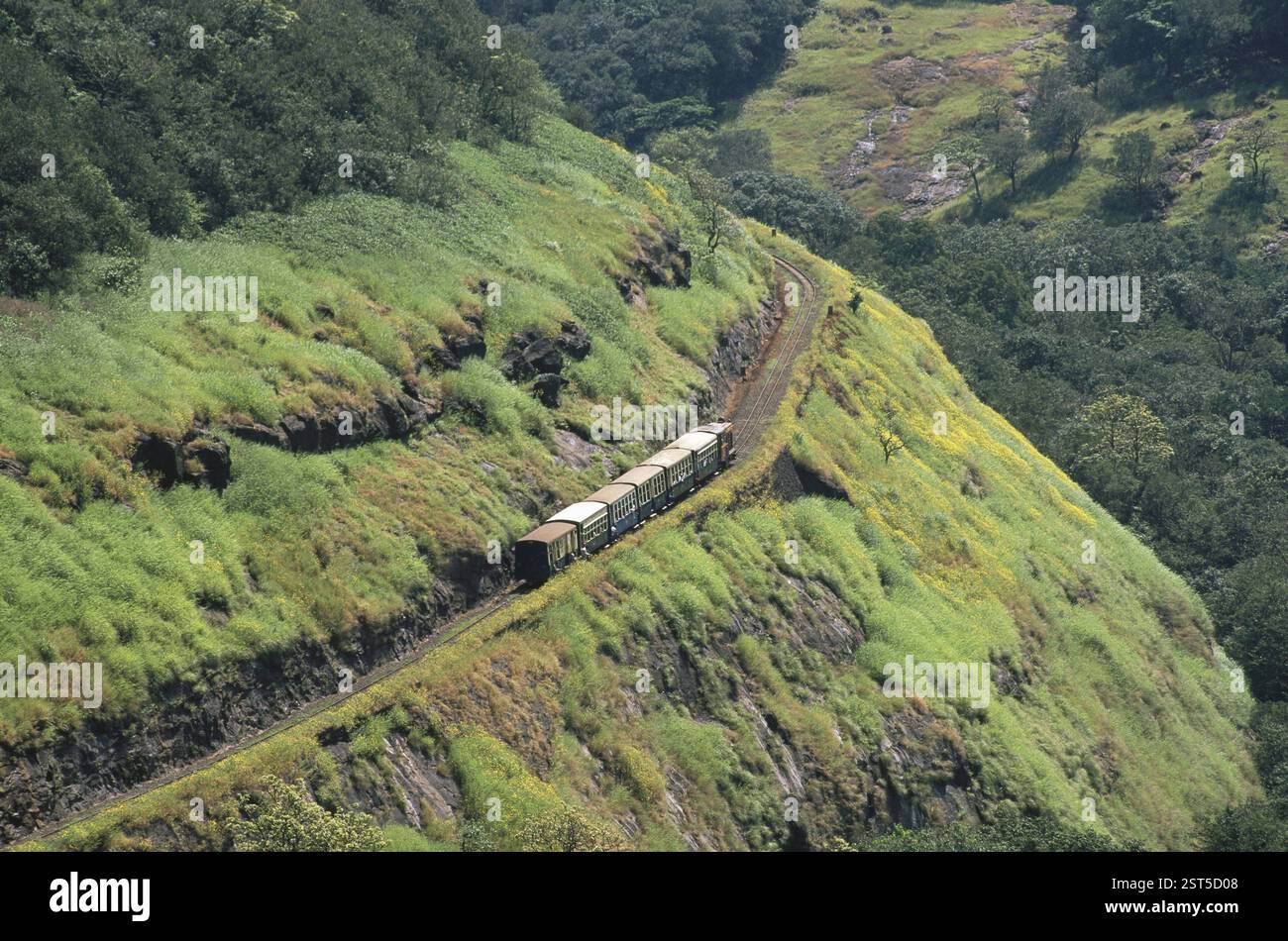 Railway, neral to matheran mini train, maharashtra, india Stock Photo ...