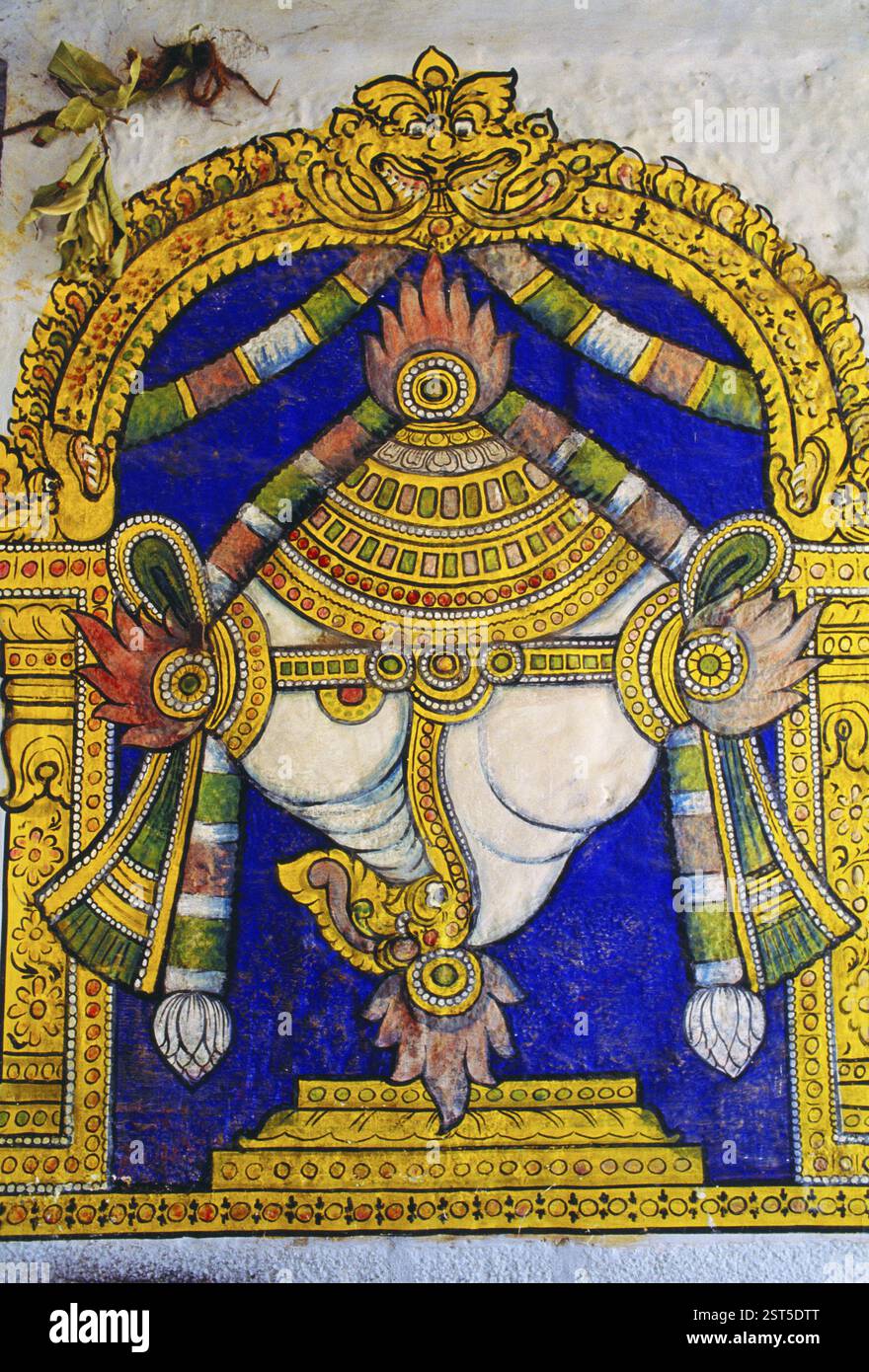 Conch symbol of Vaishnavisham, Tamil Nadu, India, Asia Stock Photo - Alamy