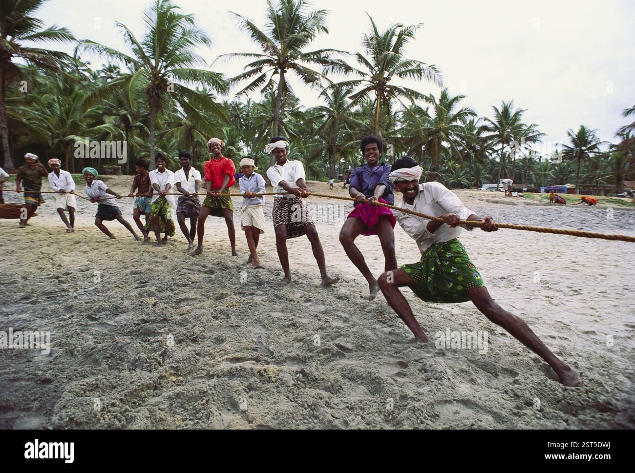 Indian people team pulling hi-res stock photography and images - Alamy