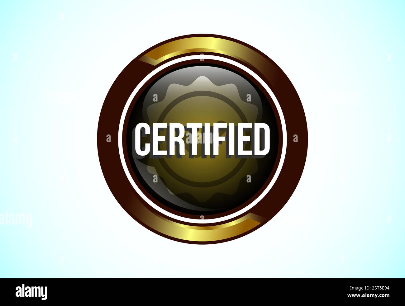 Certified Button Design Illustration Certified Sign Suitable For Mobile App And Website Ui