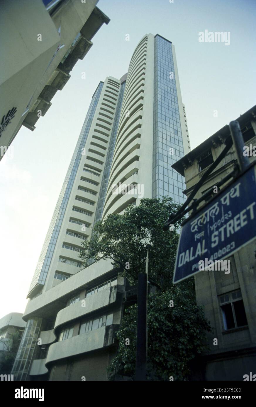 BSE stock exchange building from dalal street, mumbai bombay ...