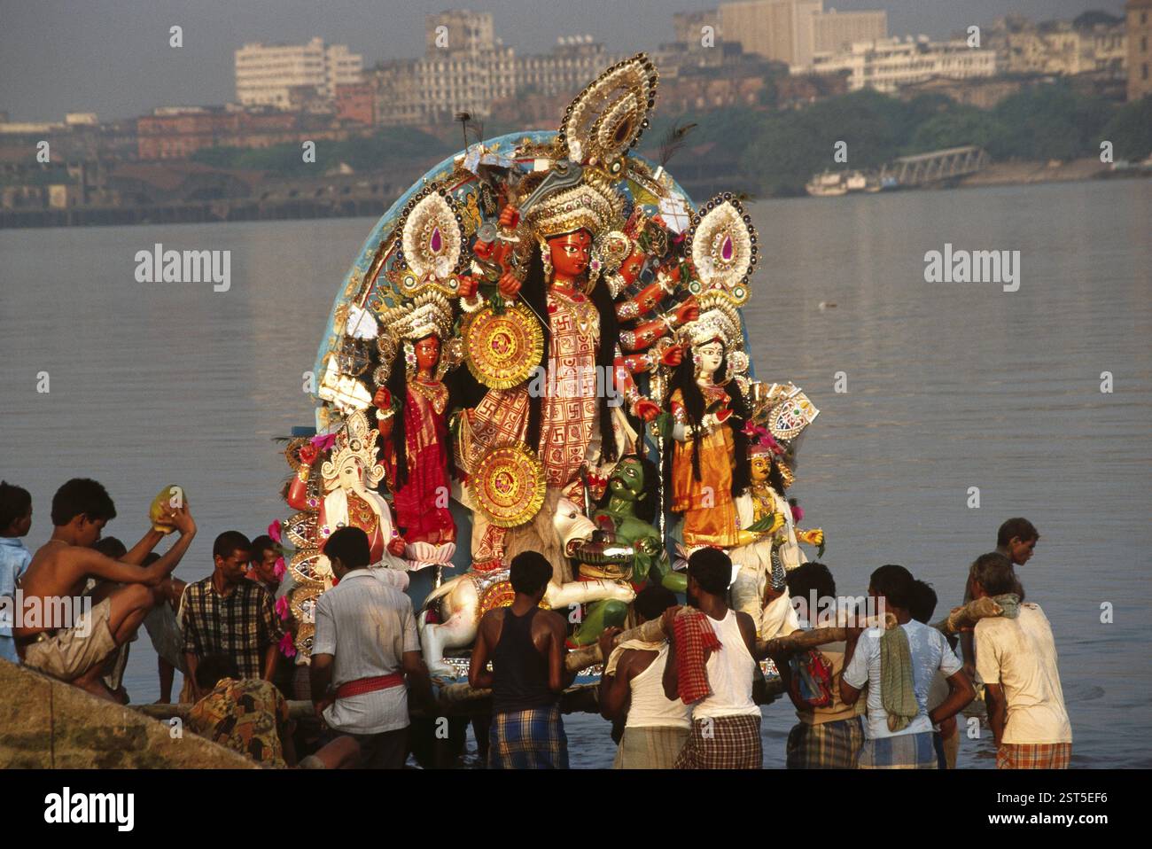 Goddess Durga Pooja puja immersion Homage To The Mother Goddess during ...