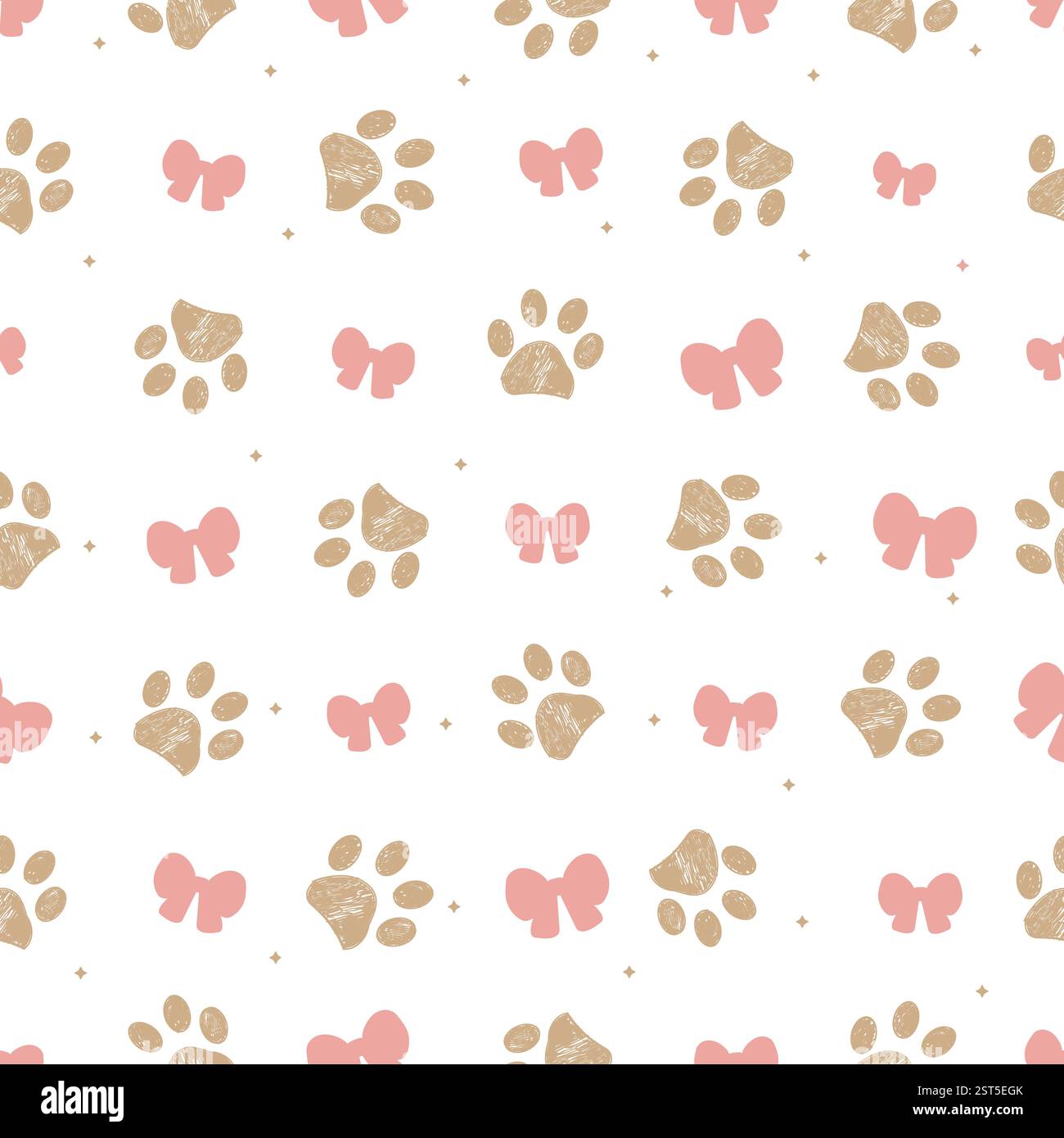 Animal paw prints footprints Stock Vector Images - Alamy