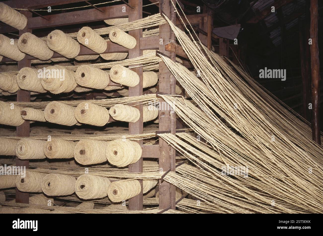 Indian coir industry hi-res stock photography and images - Alamy