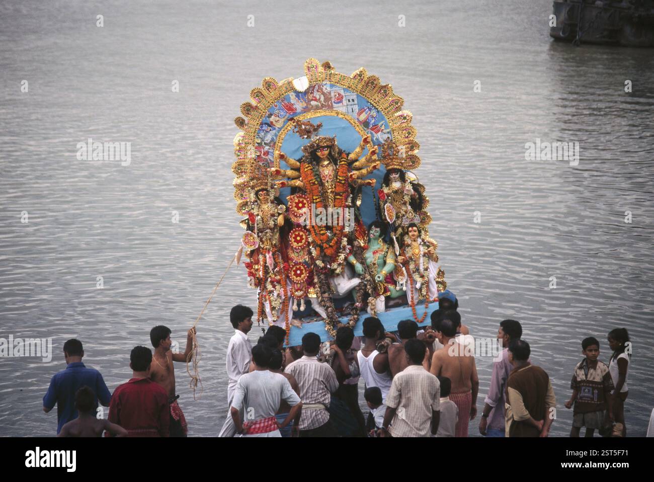 Goddess Durga Pooja puja immersion Homage To The Mother Goddess during ...