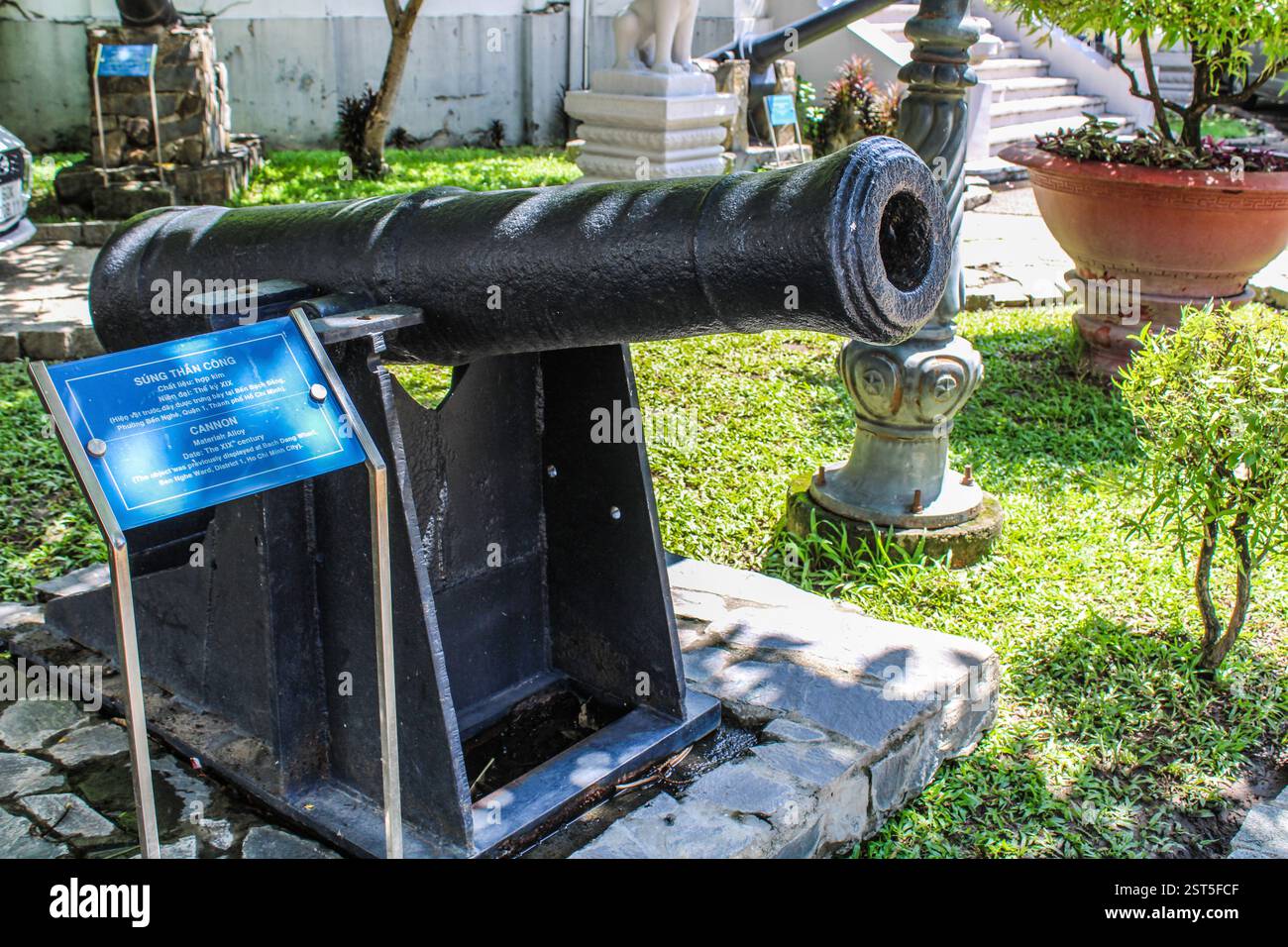 Ho Chi Minh City (ex Saigon). Ho Chi Minh Museum. 19th century alloy ...