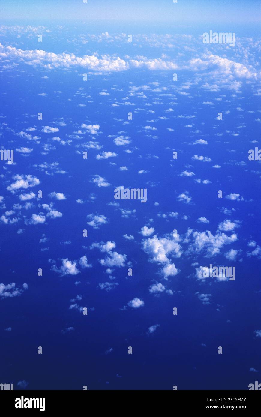 Indian ocean as seen from aircraft over Mauritius Stock Photo - Alamy
