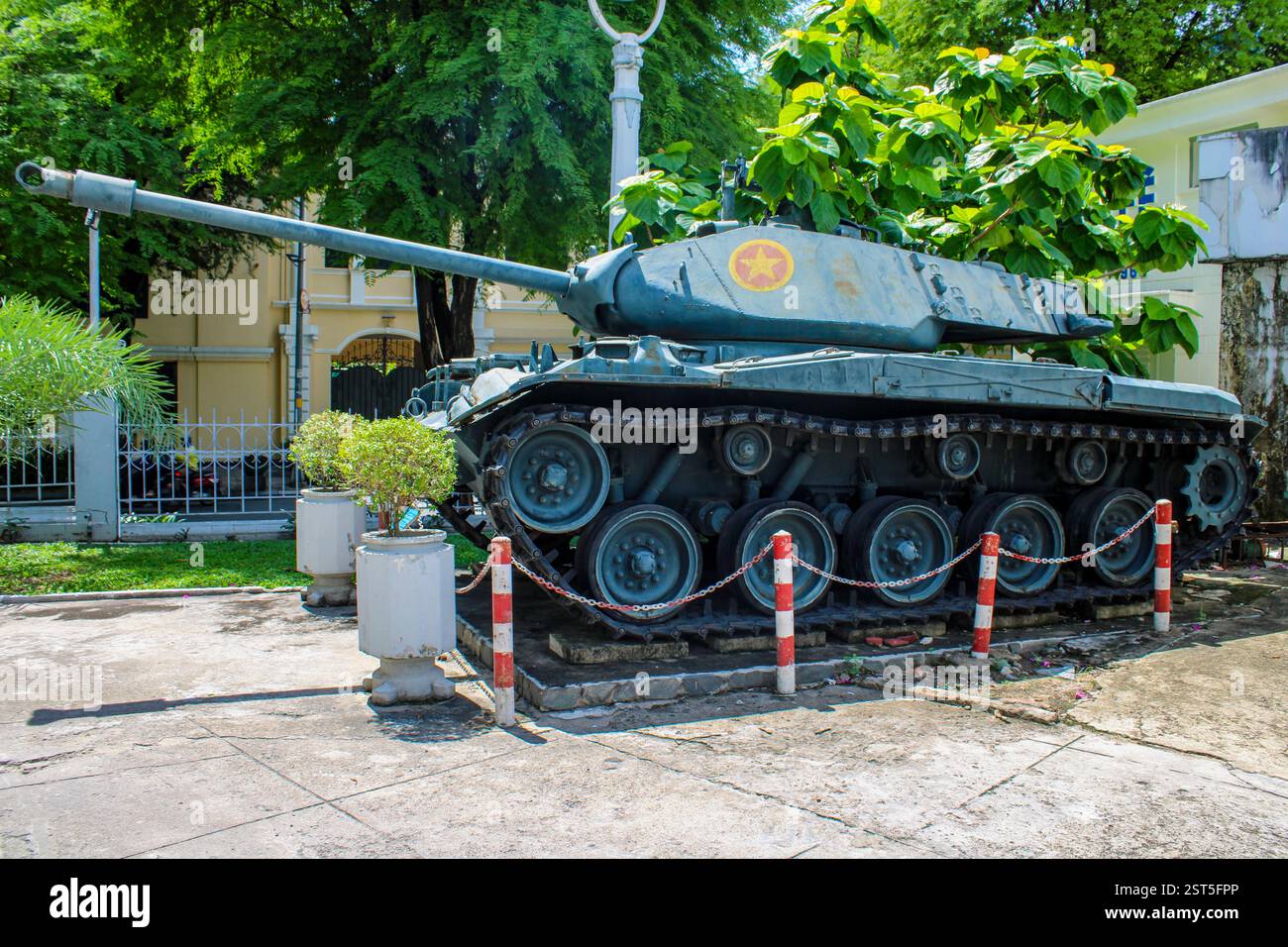 Ho Chi Minh City (ex Saigon). Ho Chi Minh Museum. Tank M41 was shipped ...