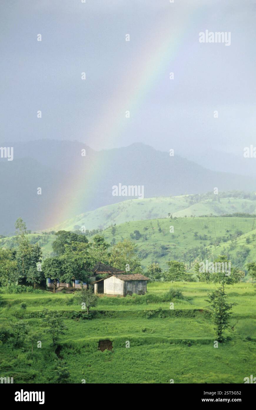 Landscapes with rainbow, dapoli, maharashtra, india Stock Photo - Alamy