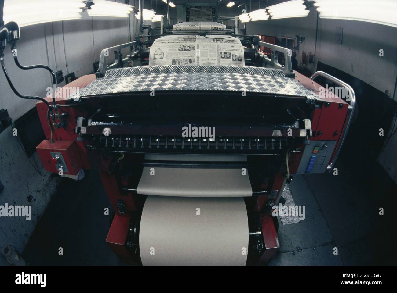 Newspaper printing press, india Stock Photo - Alamy