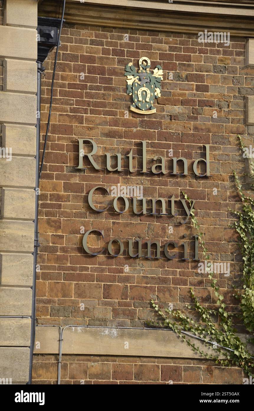 The HQ of Rutland County Council in Catmose Street, Oakham, Rutland ...