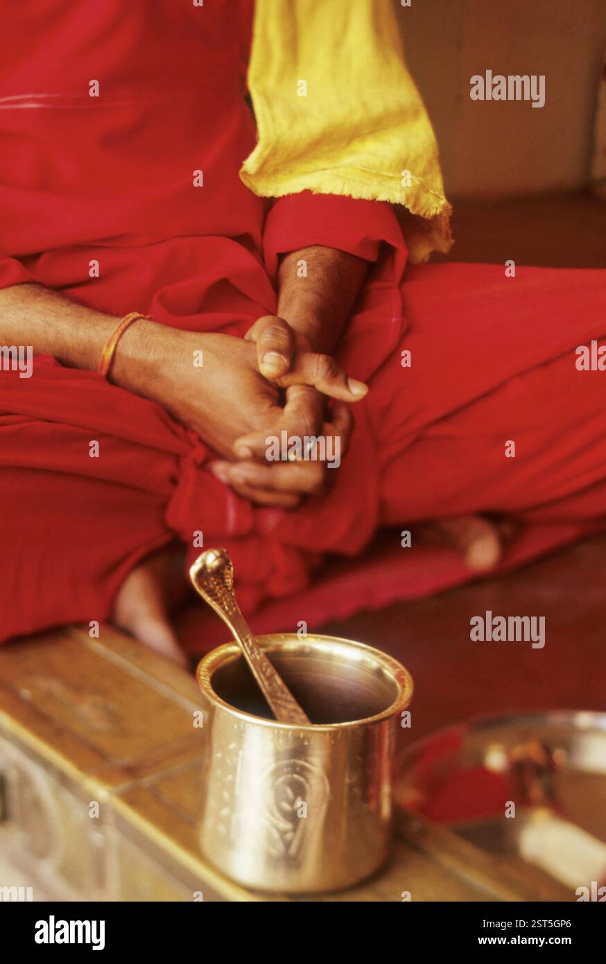 Hindu priest India Stock Photo - Alamy