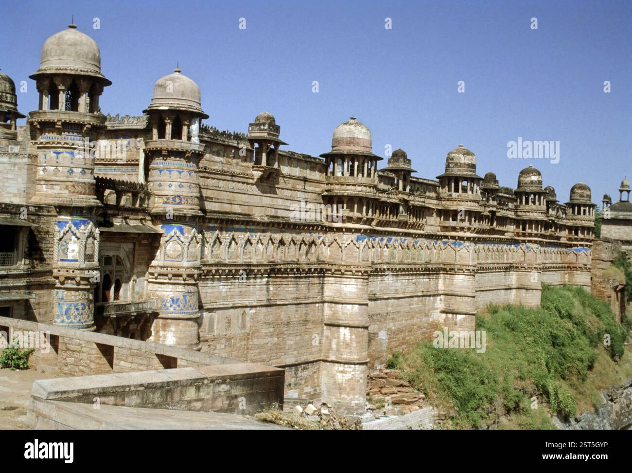 Man mandir palace 1486-1517, gwalior fort, madhya pradesh, india Stock ...