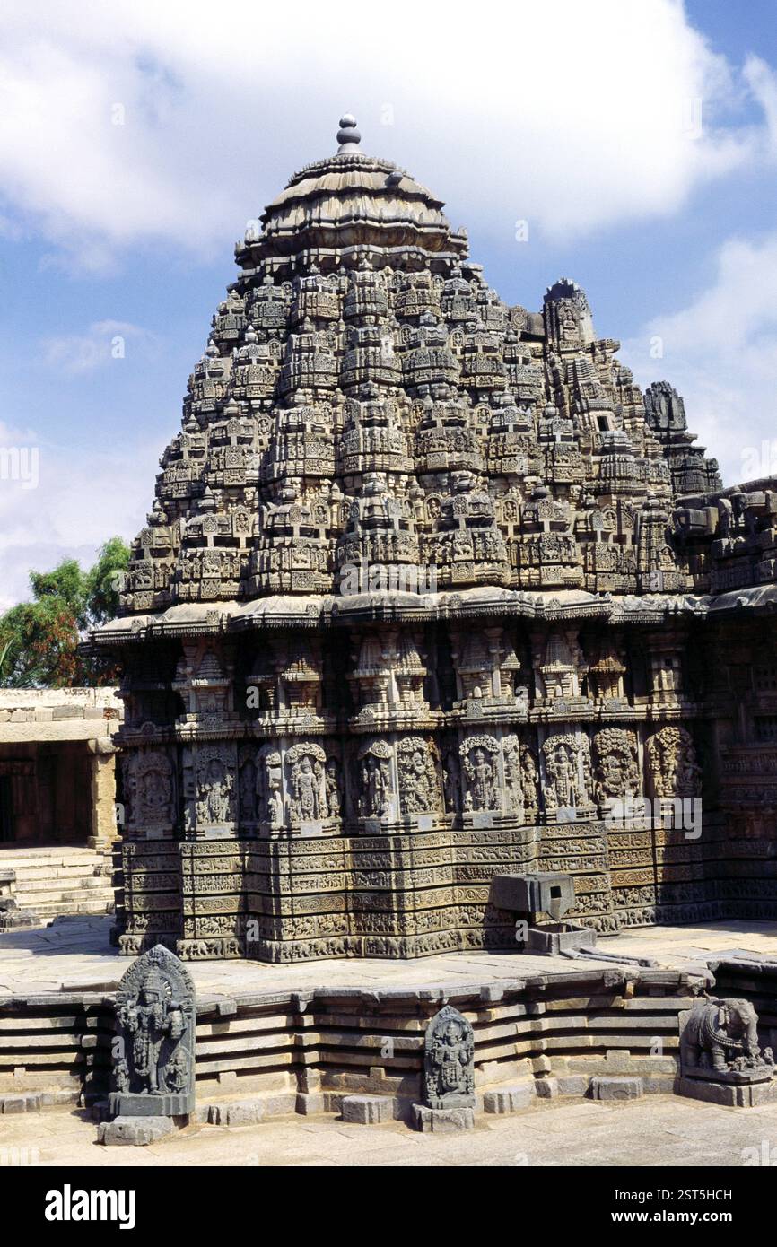 Prasanna Chennakesava temple at Somnathpur built in 1268 AD represent ...