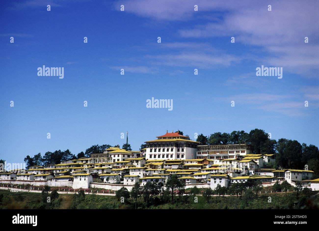 Tawang monastery, landscape scene, Arunachal Pradesh, india Stock Photo ...
