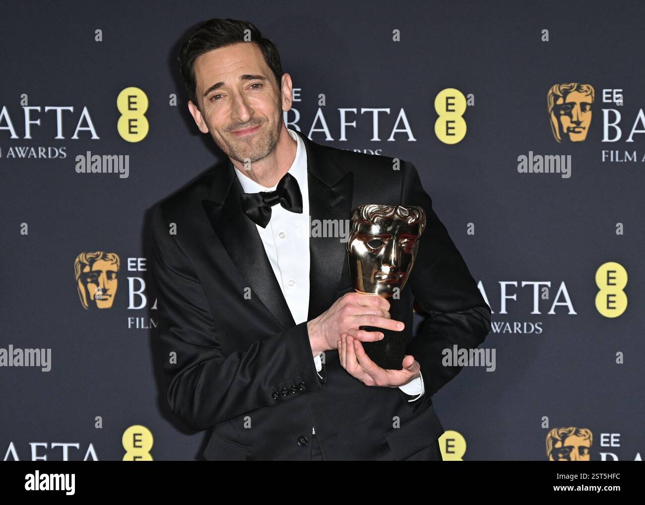 Adrien Brody attends the 2025 EE BAFTA Film Awards at The Royal ...
