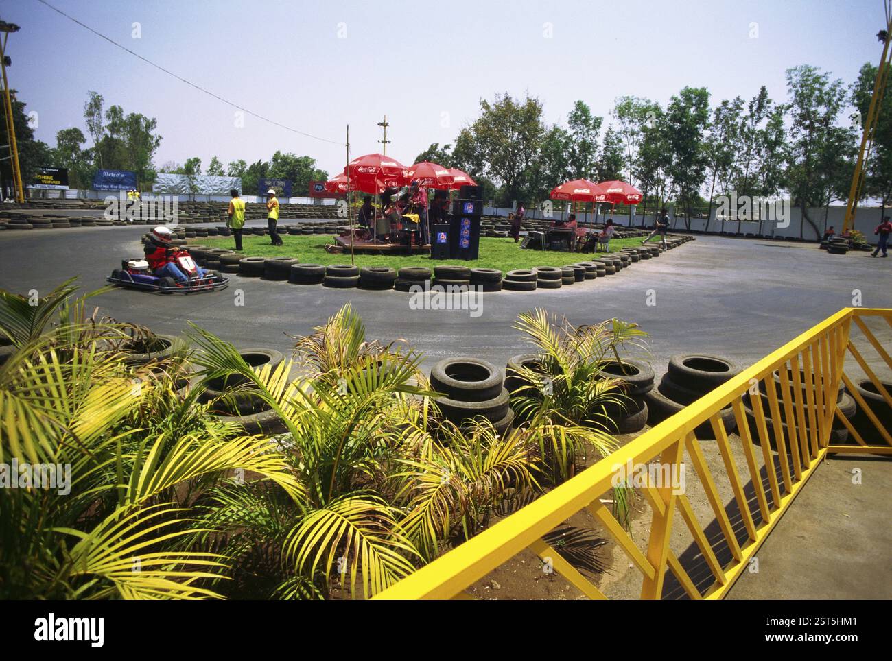 First go Kart racing, Pune, Maharashtra, India, Asia Stock Photo - Alamy