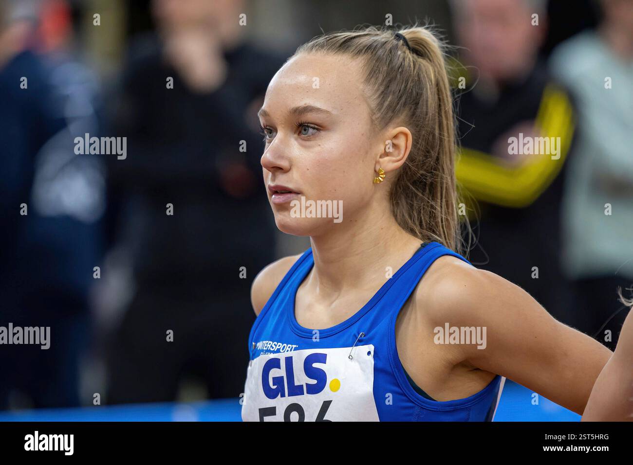 Dortmund, Deutschland. 15th Feb, 2025. Lina Haase (LAC Erdgas Chemnitz ...