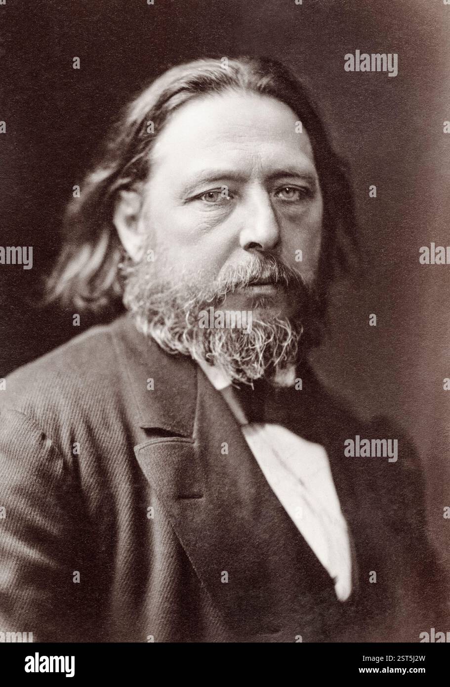 Jules Breton. Portrait photograph of the French naturalist painter ...