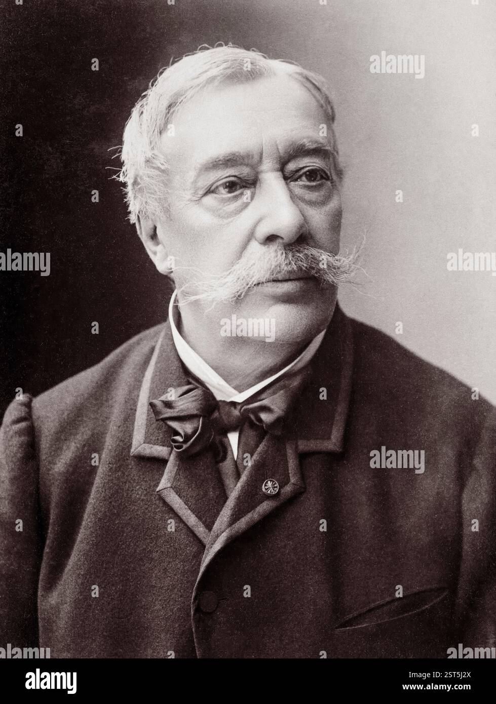 Alfred Stevens. Portrait photograph of the Belgian social realist ...