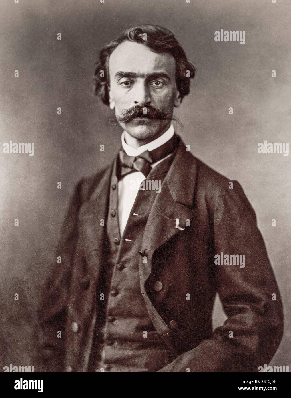 Jean-Léon Gérôme (1824-1904) portrait photograph of the French academic ...