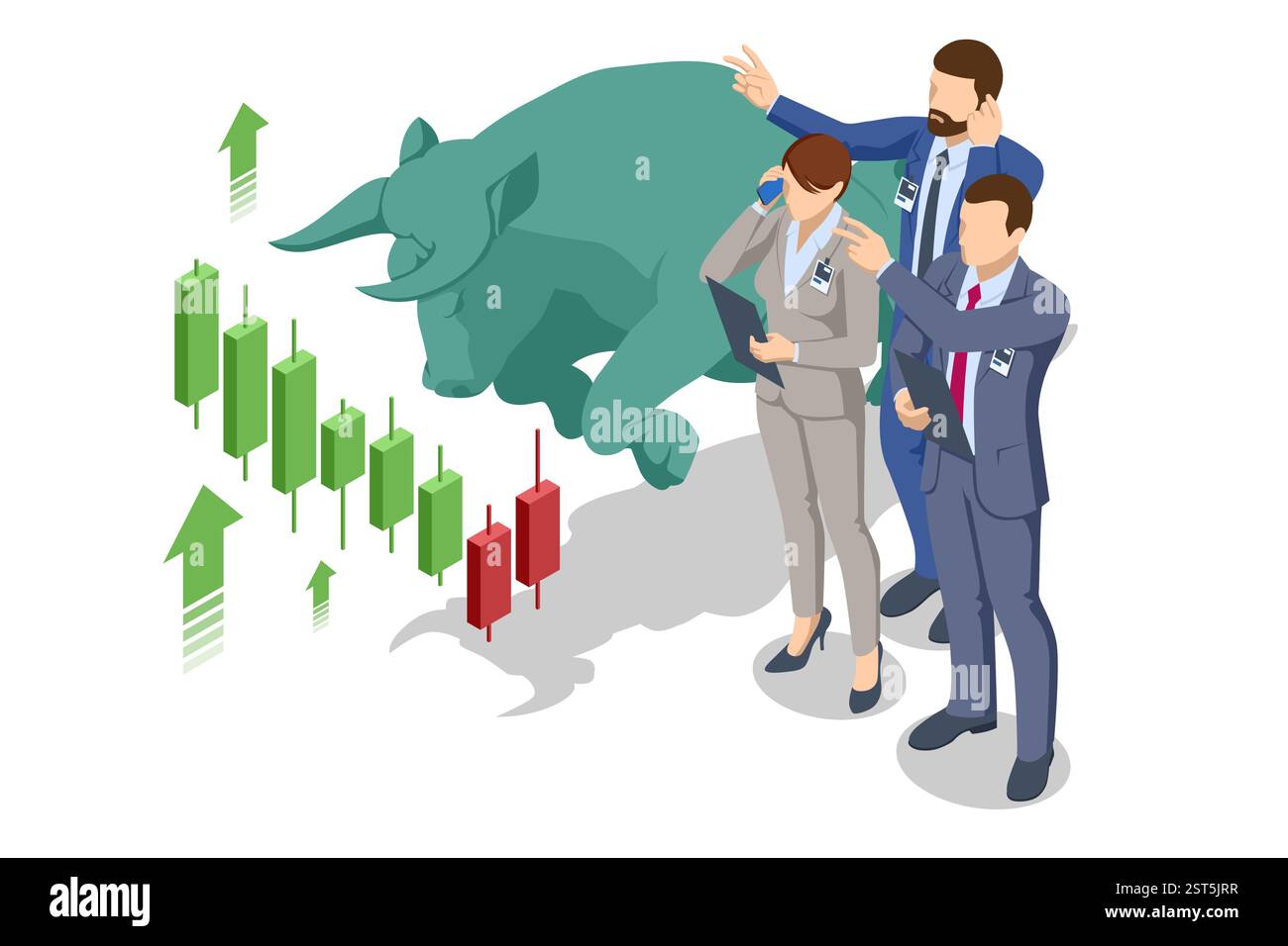 Cryptocurrency bull market Cut Out Stock Images & Pictures - Alamy