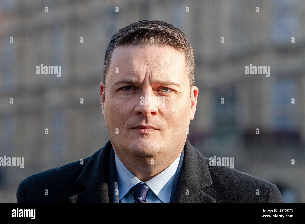 London, UK. 17 February 2025. UK Health Secretary Wes Streeting is ...