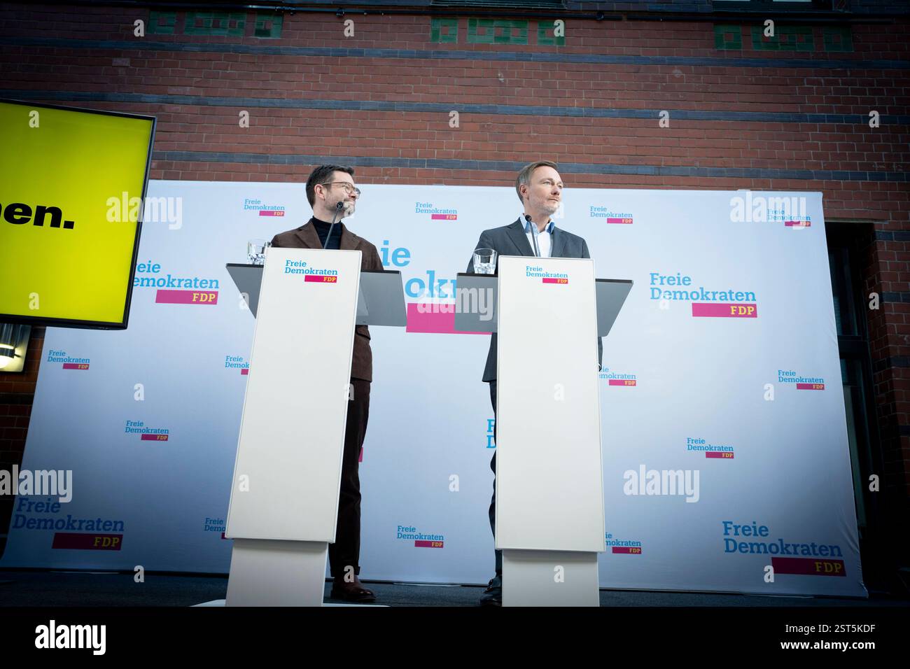 Pressekonferenz, FDP, Marco Buschmann, Christian Lindner ...
