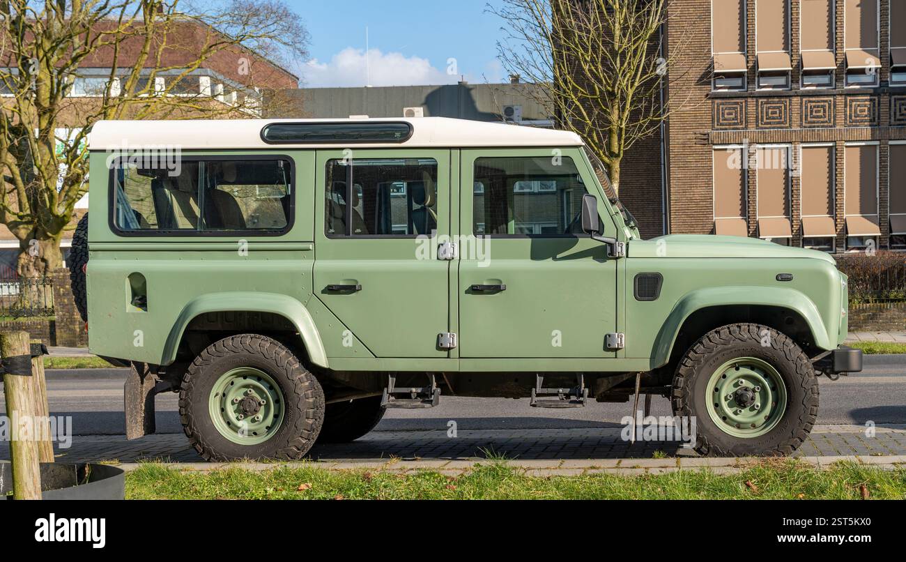 Harderwijk, The Netherlands, 16.02.2025, Side view of classic british ...