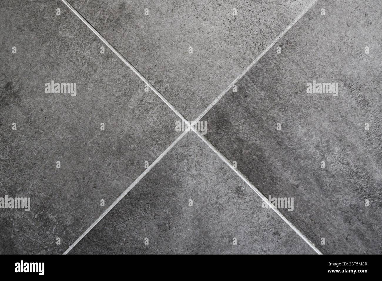 Texture of dark grey flooring ceramic tiles as background, top view ...