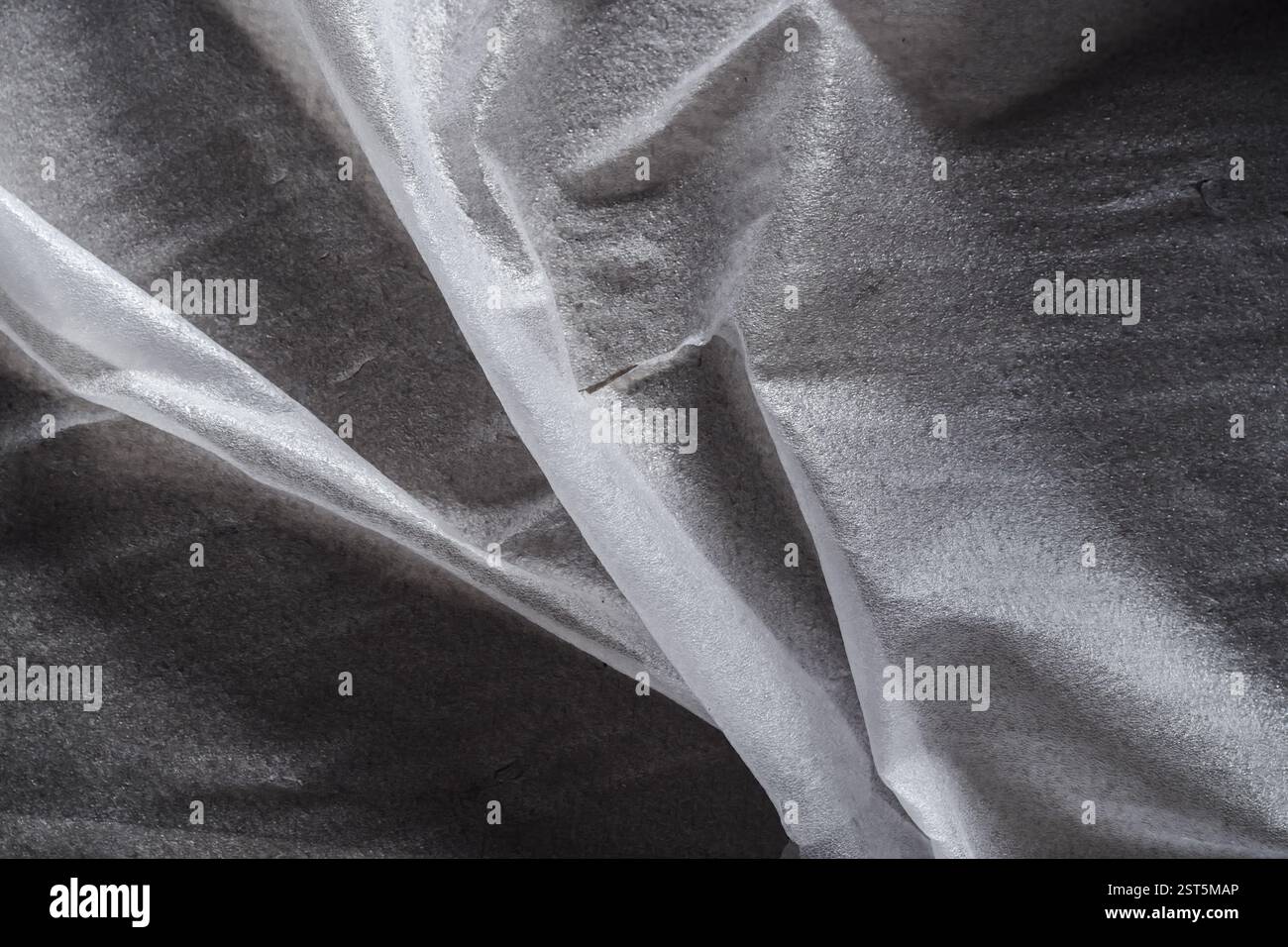 Packaging material polyethylene foam as background, top view Stock ...