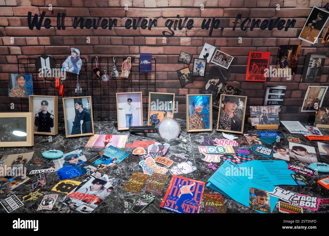 BTS J-Hope's birthday, Feb 17, 2025 : A cafe decorated to celebrate BTS ...