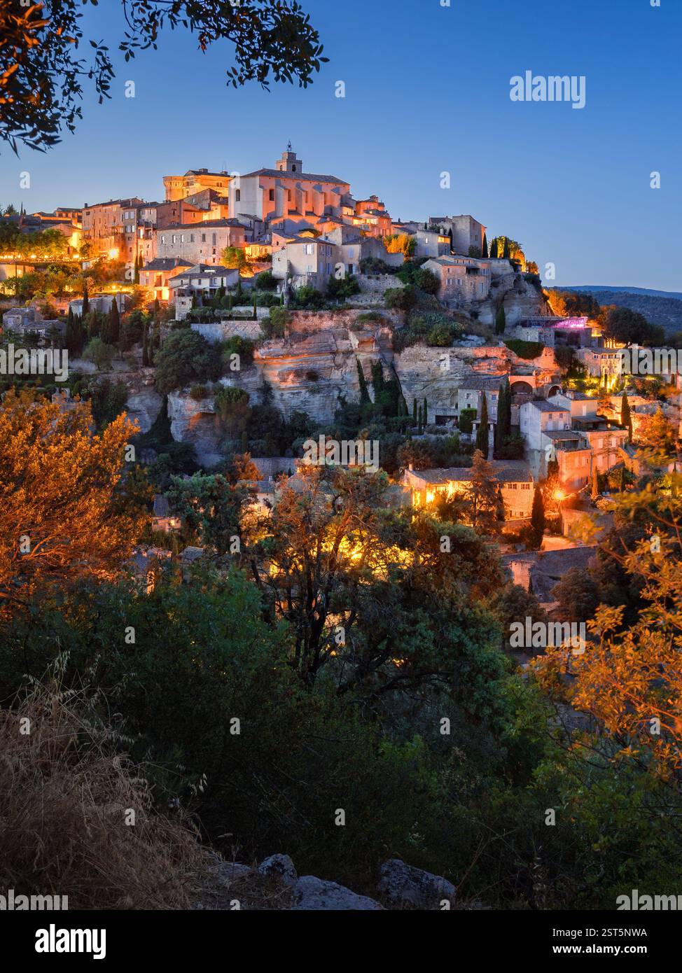 Gordes, a historic hilltop village in Provence, France, in the Luberon ...