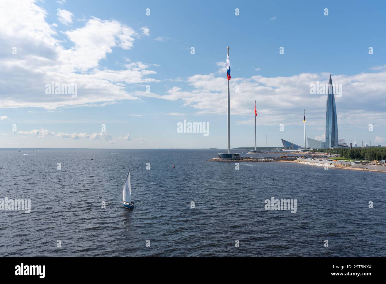Lakhta center tower hi-res stock photography and images - Alamy