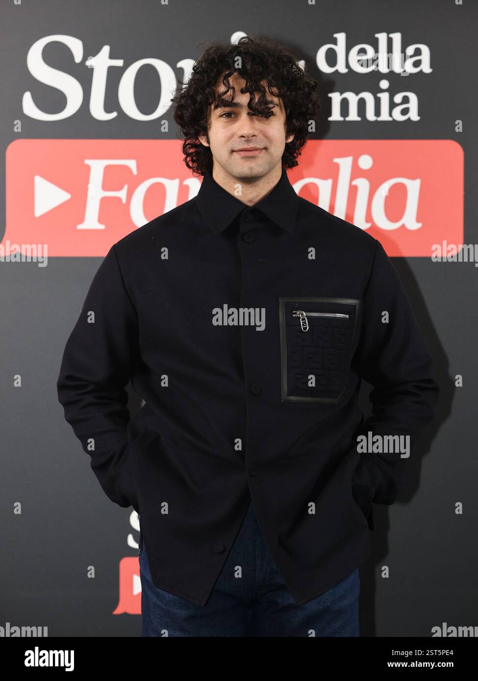 Rome, Italy. 17th Feb, 2025. Rome, Soho hotel, photocall Netflix series ...
