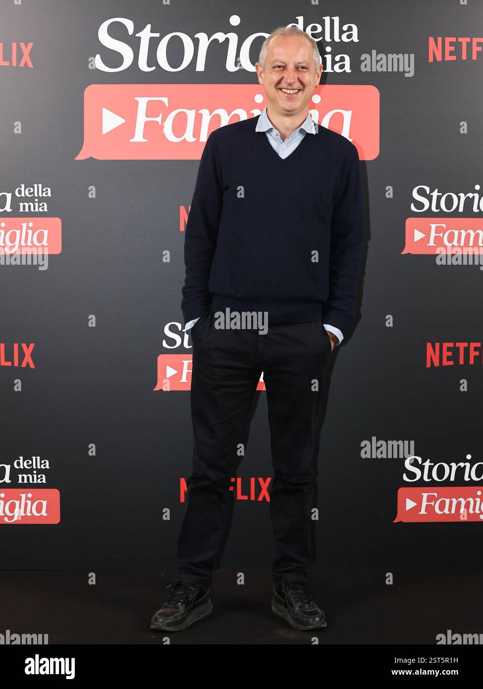 Rome, Italy. 17th Feb, 2025. Rome, Soho hotel, photocall Netflix series ...