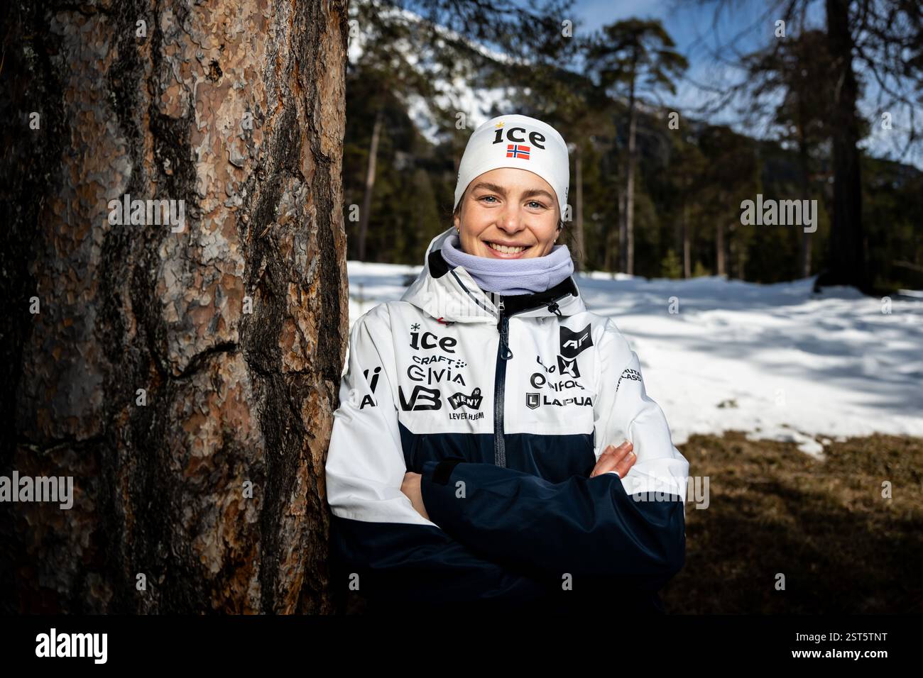 Ida Lien poses for a portrait at a press event with, Norway. , . during ...