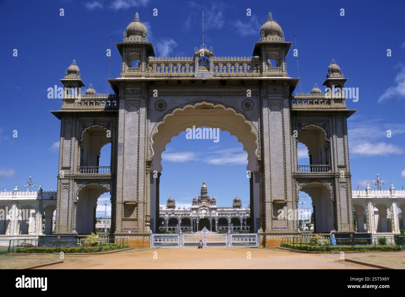 Main Gate of Maharaja's Palace, mysore, karnataka, india Stock Photo ...