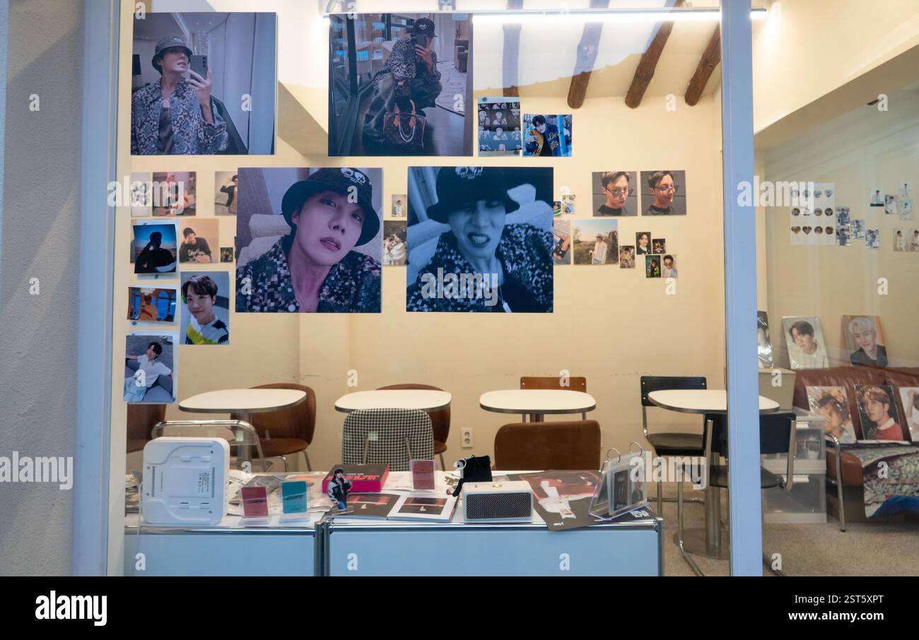 BTS J-Hope's birthday, Feb 17, 2025 : A cafe decorated to celebrate BTS ...
