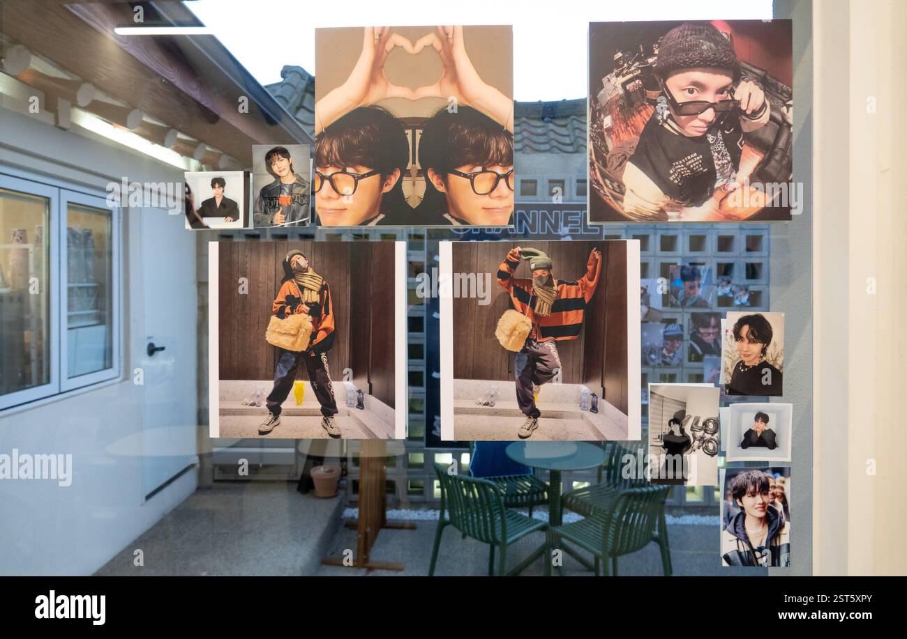 BTS J-Hope's birthday, Feb 17, 2025 : A cafe decorated to celebrate BTS ...