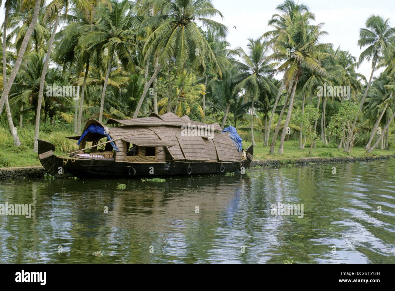 Public transport Rice boat excursion in Backwaters, Kerala, India, Asia ...