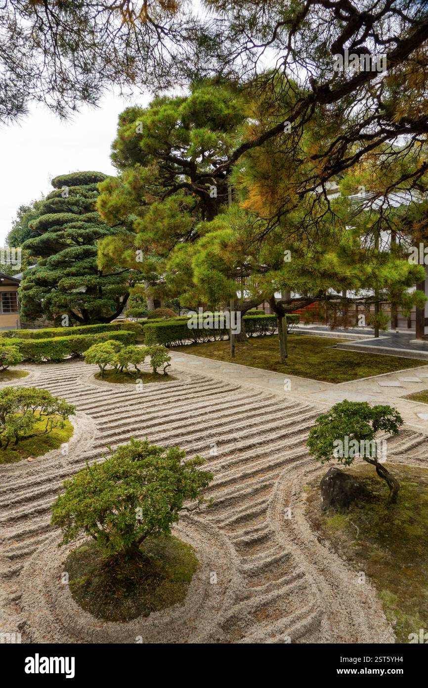 Ginkakuji garden and Jishoji temple grounds in Kyoto Japan Stock Photo ...