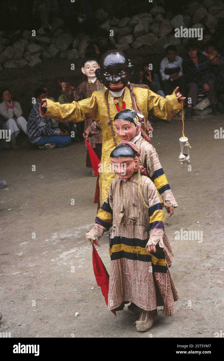 Mask dance, ladakh festival, ladakh, india Stock Photo - Alamy