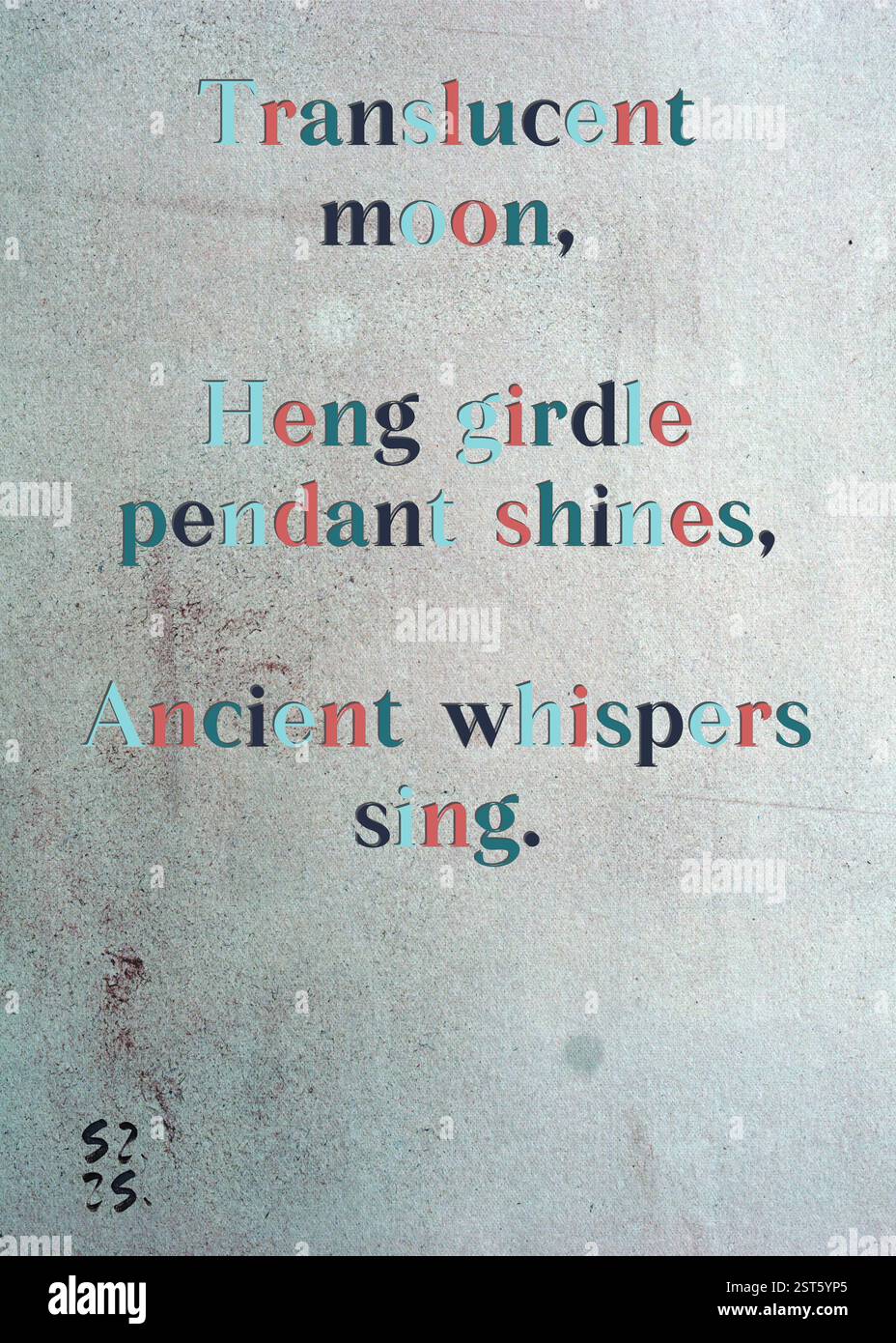 Translucent moon, Heng girdle pendant shines, Ancient whispers sing ...