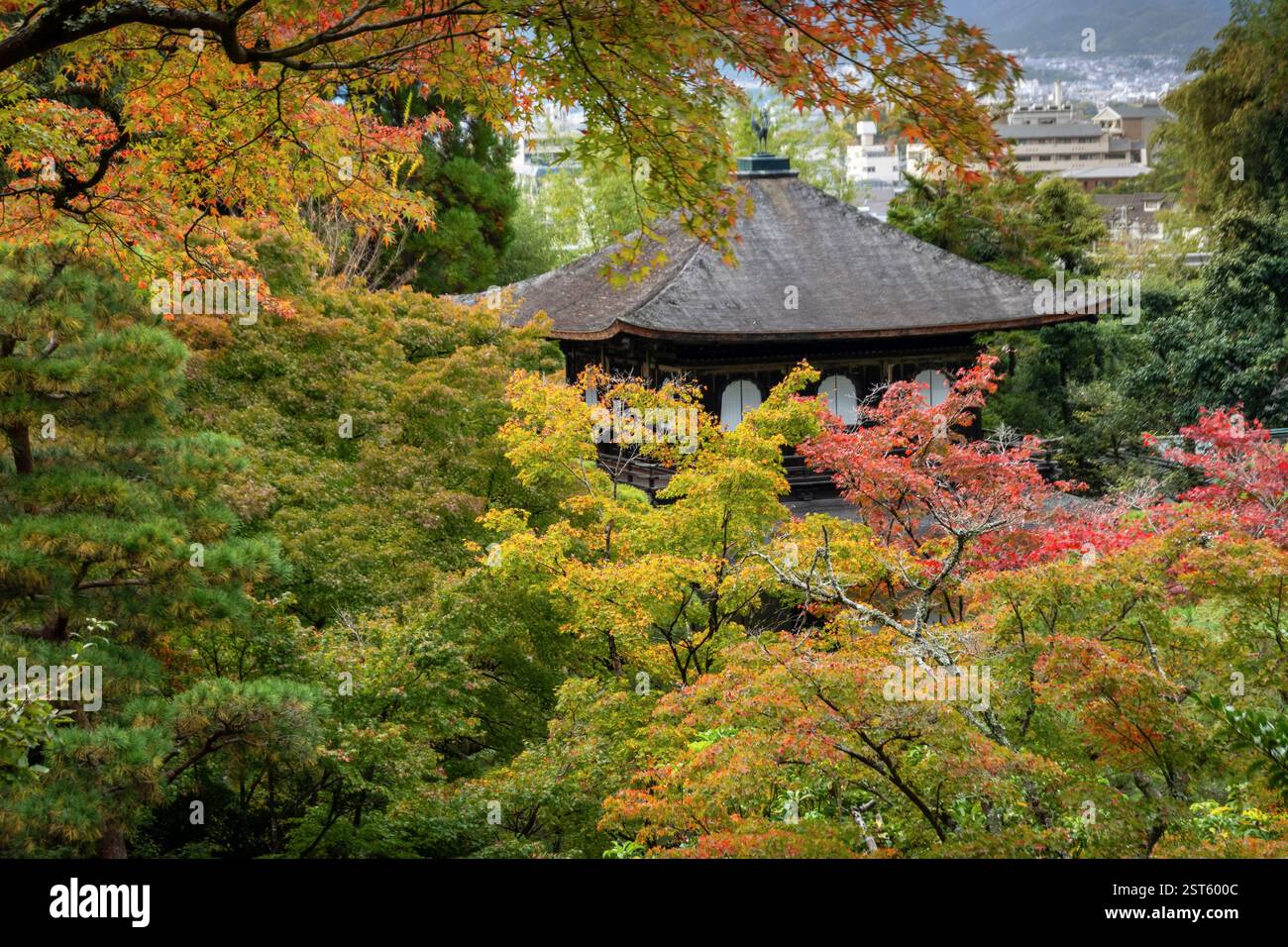 Ginkakuji garden and Jishoji temple grounds in Kyoto Japan Stock Photo ...